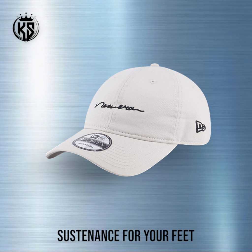 Jual NEW ERA CHAIN STITCH LOGO WHITE 9FORTY UNST CAP | Shopee Indonesia
