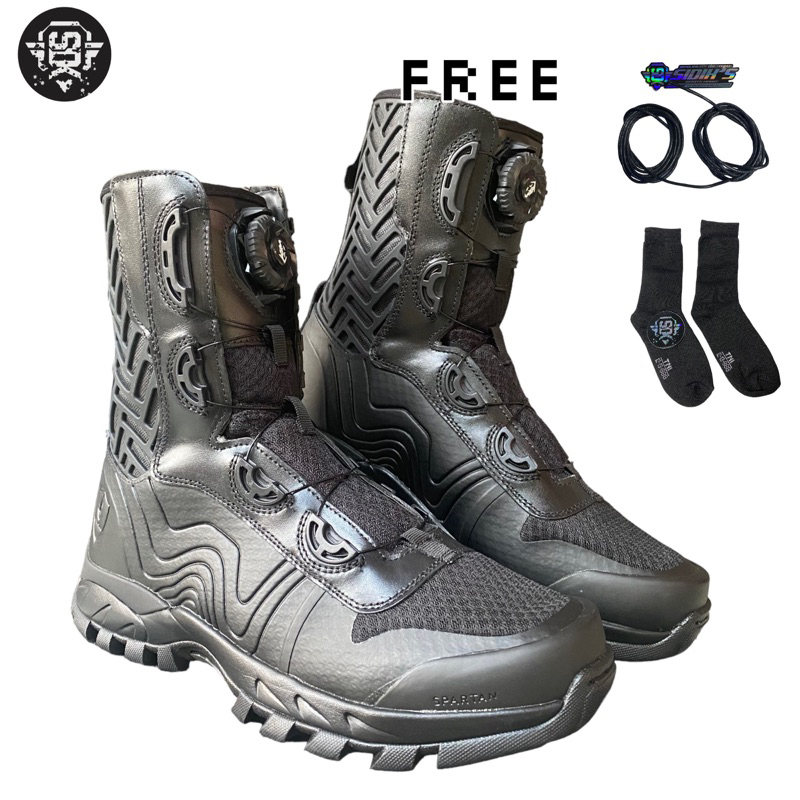 Jual SPARTAN-sepatu pdl tali putar cobra merk spartan sepatu tactical ...