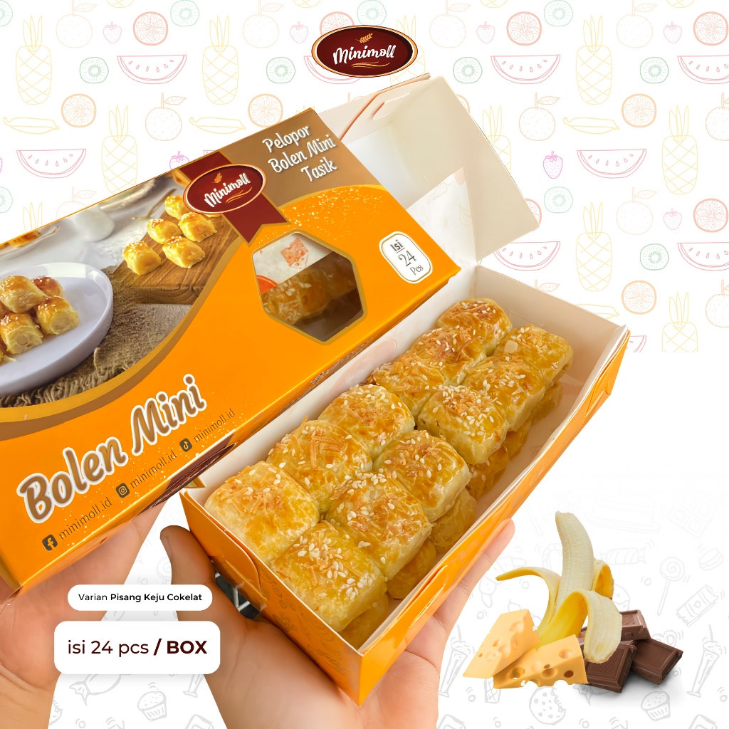 Jual Bolen Pisang Coklat Keju Lumer Molen Mini Minimoll | Shopee Indonesia