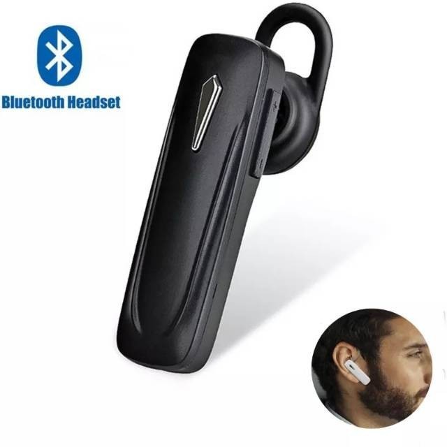 Jual hradphone headset Handsfree Earphone Bluetooth 1 Kuping Suport All ...