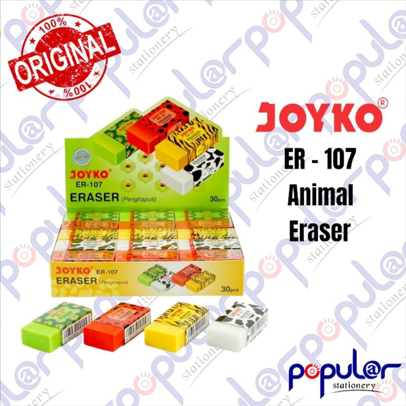 Jual Penghapus / Eraser Joyko Animal ER - 107 | Shopee Indonesia