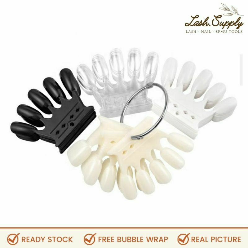 Jual NAIL CROWN DISPLAY COLOR CHART CROWN Papan Display Nail Tip ...