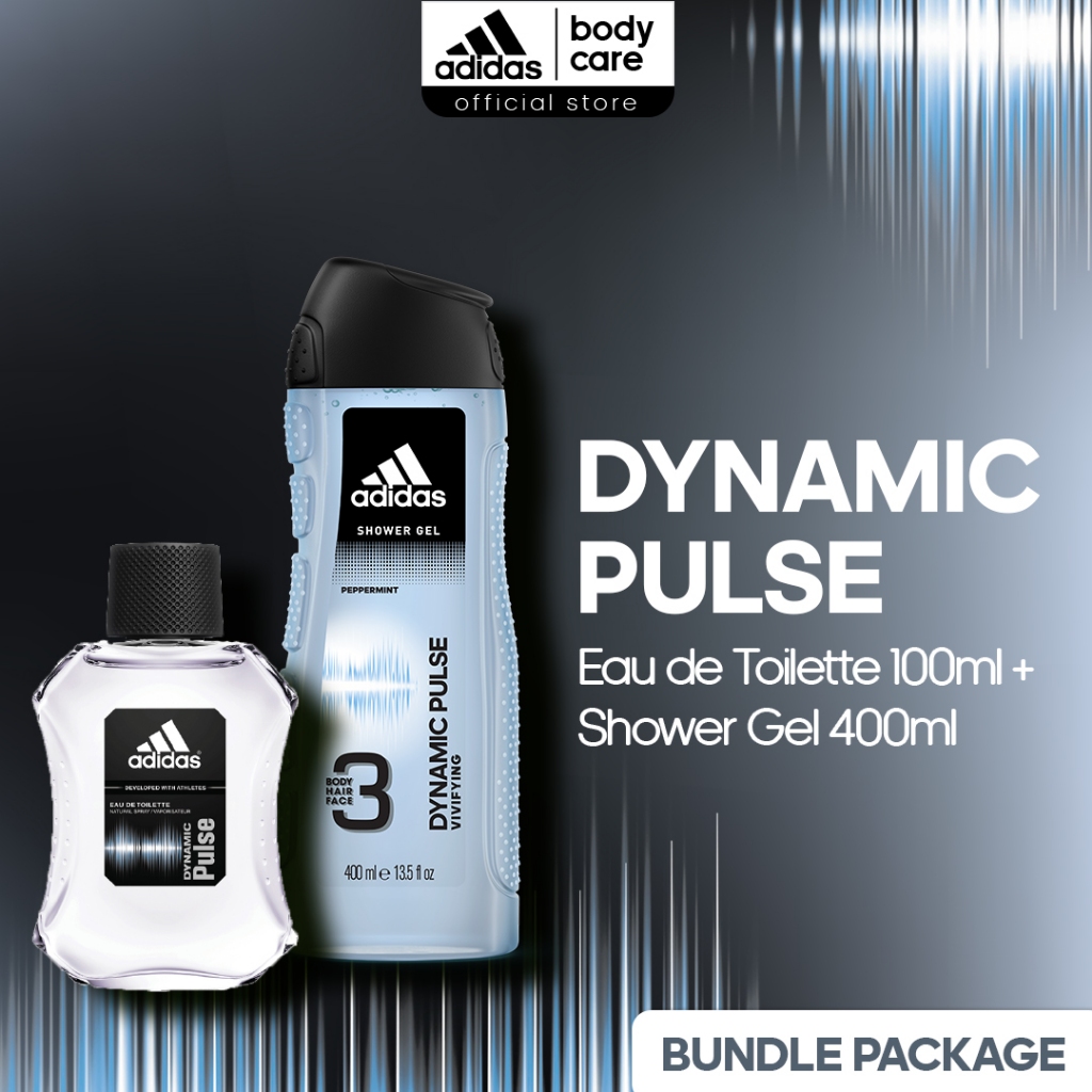 Jual PAKET Adidas DYNAMIC PULSE Eau de Toilette 100ml + Shower Gel ...