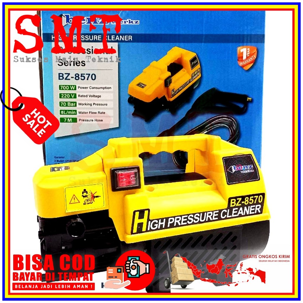 Jual Benz Werkz High Pressure Cleaner Profesional Series BZ-8570 Mesin ...
