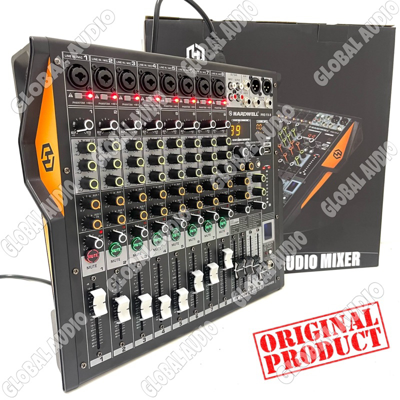 Jual Mixer Audio Hardwell Pro FX-8 8channel Original Mixer Hardwell Pro ...