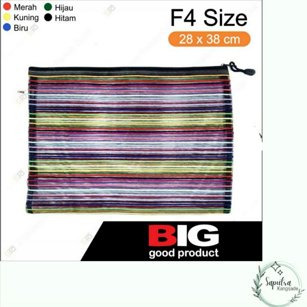 Jual Pocket File Big F4 (9002)- Warna Hitam | Shopee Indonesia
