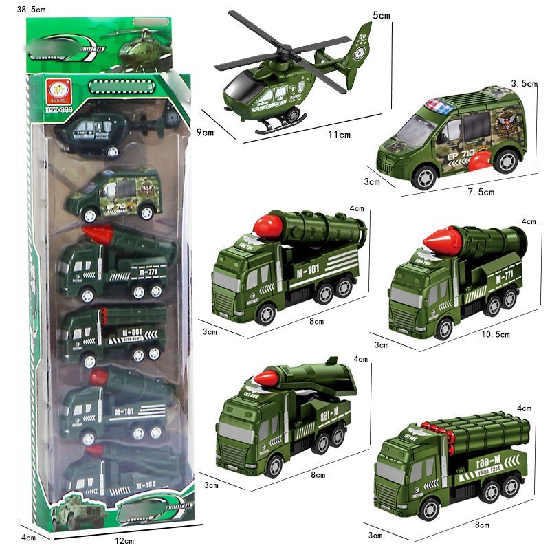 Jual ZCTOY 6PCS/SET Set Mobil Mainan Anak-anak Simulasi Truk Pemadam kendaraan rekayasa pesawat ...