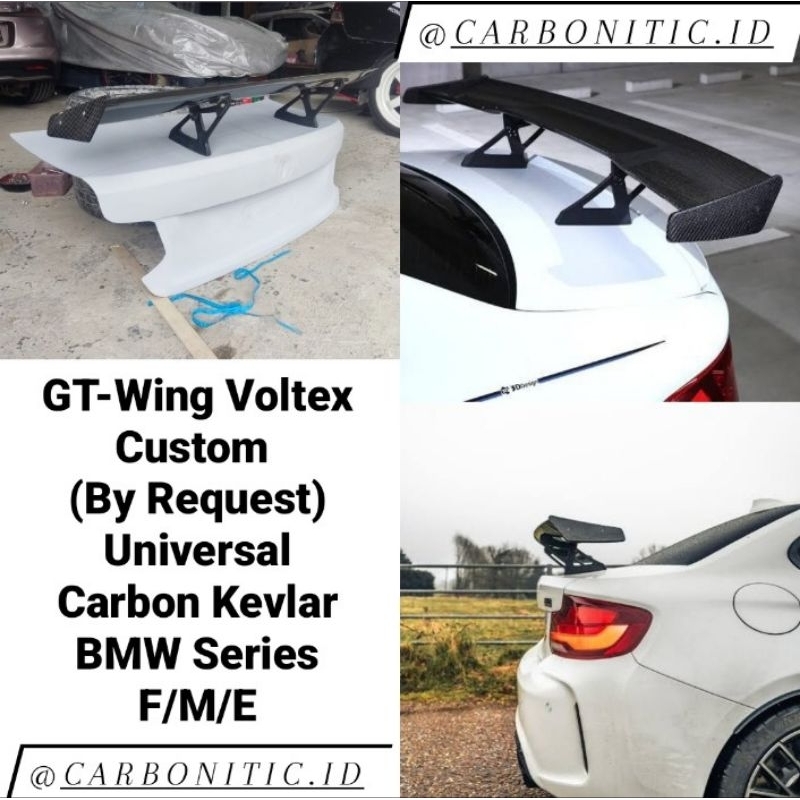 Jual Spoiler Ducktail Custom GT-Wing Voltex By Request BMW Series F30 ...