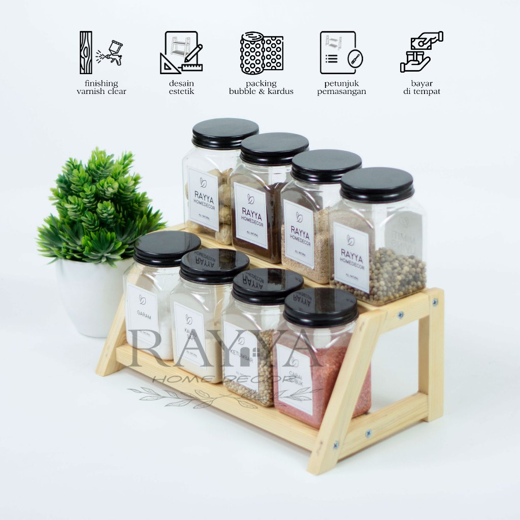 Jual Rak susun kayu jati belanda model tangga | Shopee Indonesia