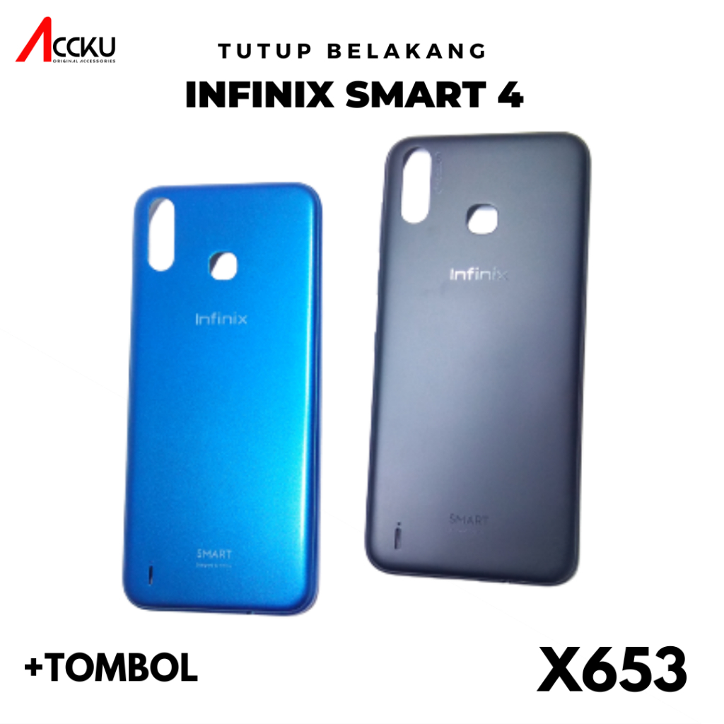 Jual Tutup Belakang Infinix Back Cover for Infinix Smart 4 X653 (Model ...