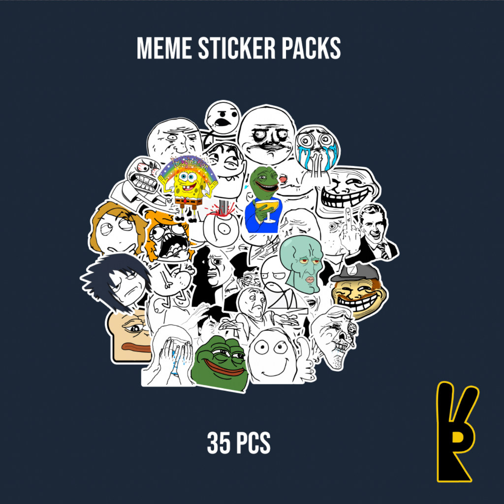 Jual Meme Sticker Pack 35Pcs | Stiker Laptop Helm Instrumen Koper ...