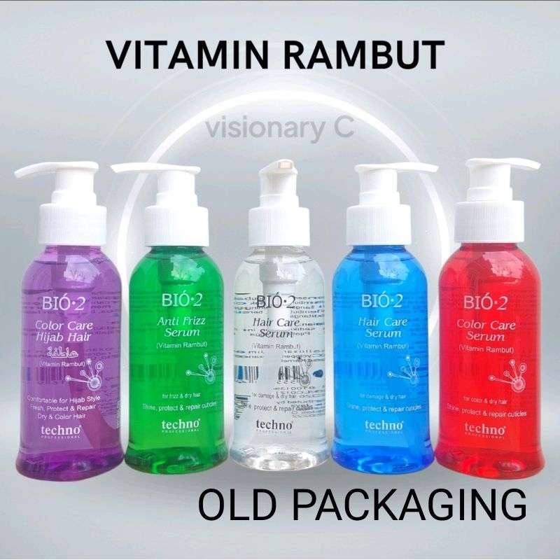 Jual BIO-2 TECHNO PROFESSIONAL VITAMIN RAMBUT/HAIR CARE SERUM/HAIR ...