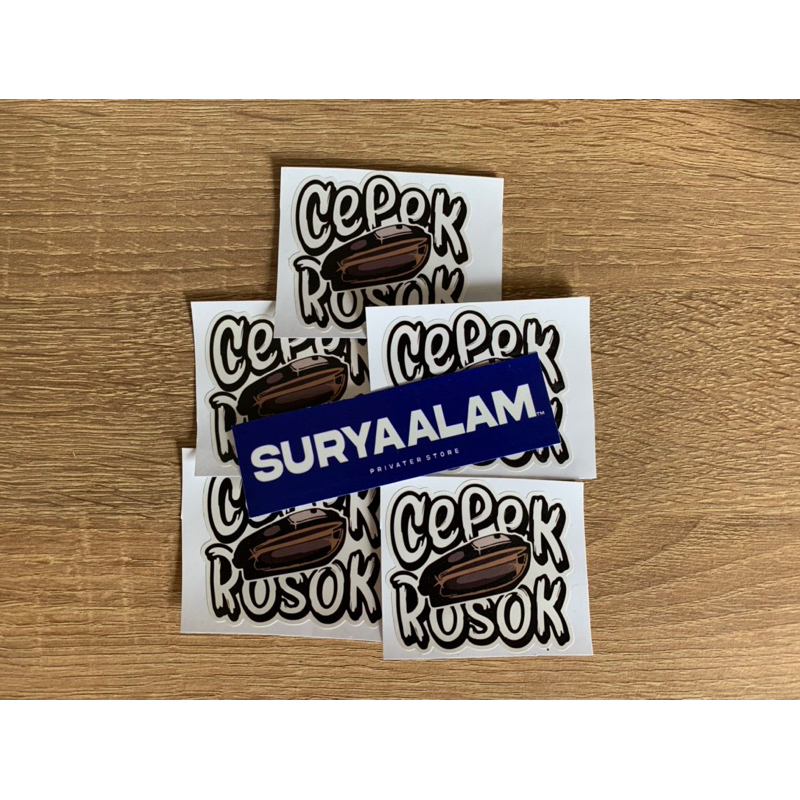 Jual STIKER CEPEK ROSOK GL 100 | STIKER GL 100 CEPEK | Shopee Indonesia