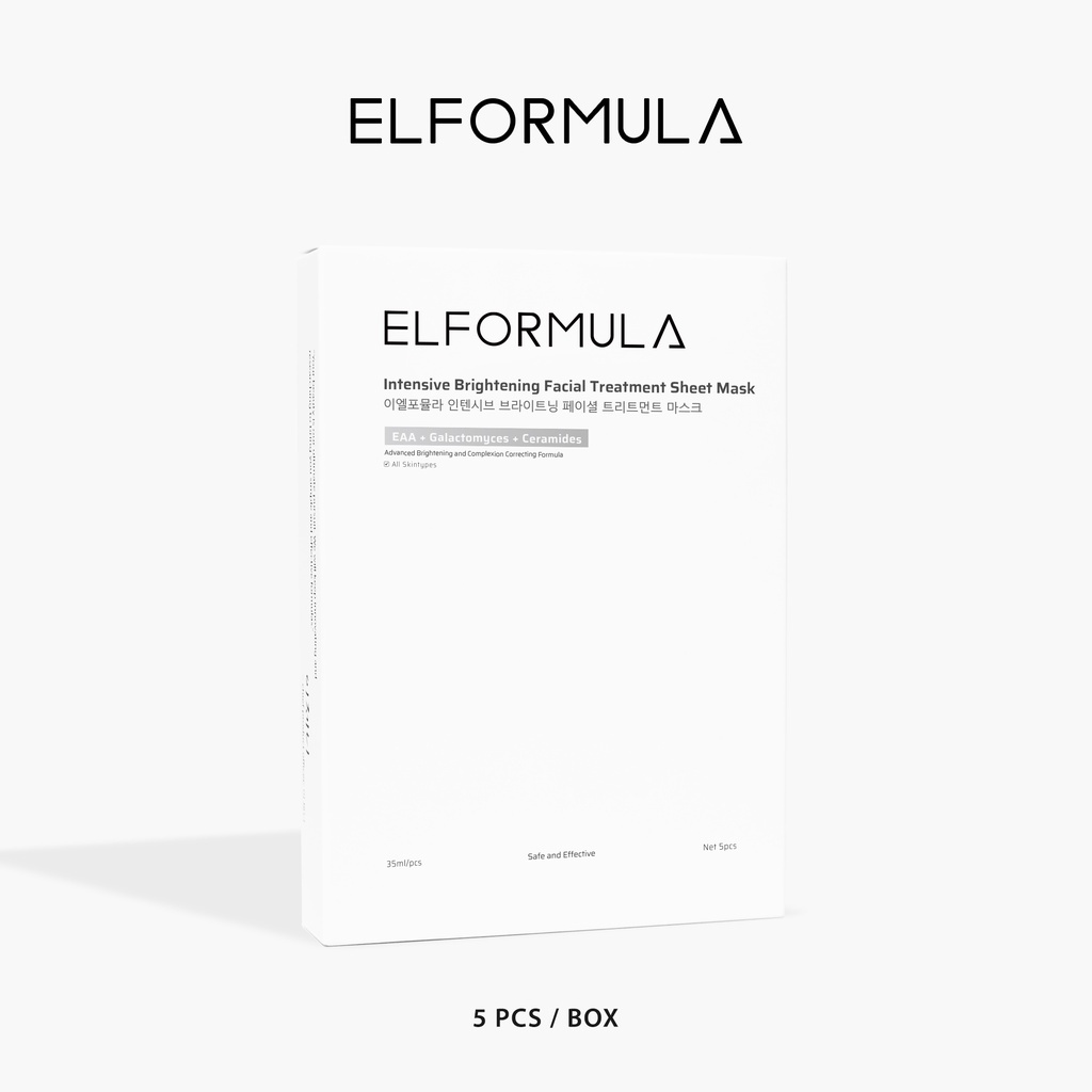Jual ELFORMULA Intensive Brightening Facial Treatment Mask Masker Wajah ...