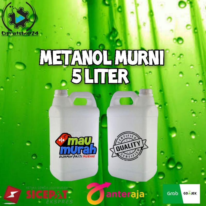 Jual metanol murni 99% 5 Liter/metanol murni 99 persen 5 liter | Shopee ...