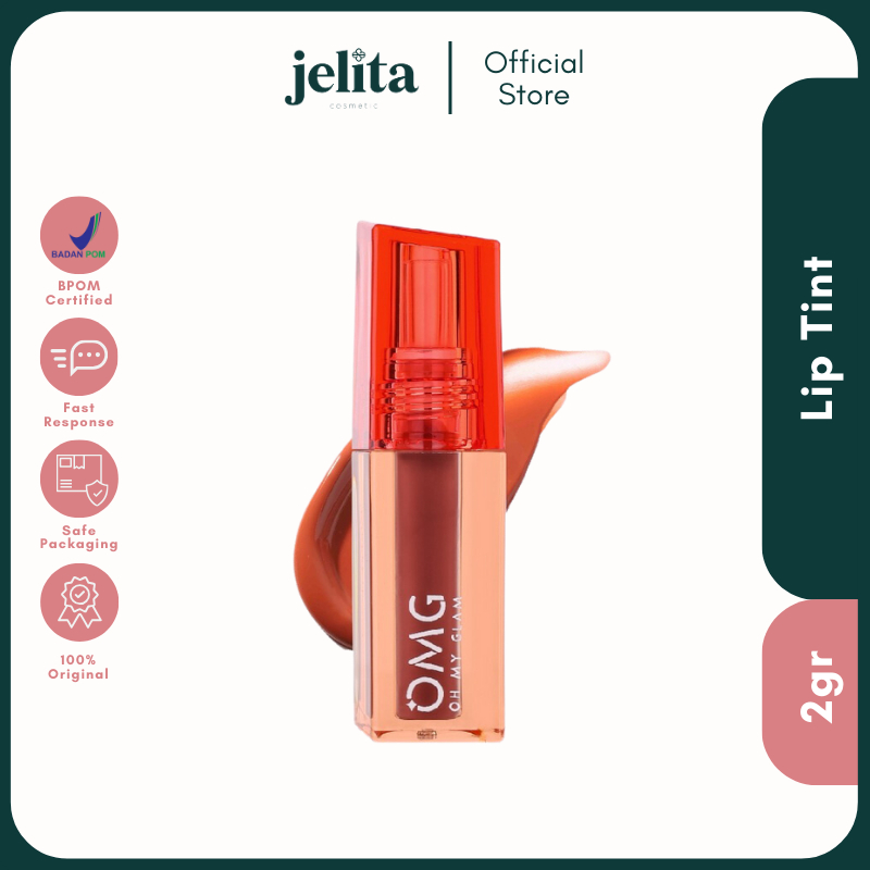Jual Jelita Cosmetics - OMG Oh My Glam Glassy Lip Tint | Shopee Indonesia