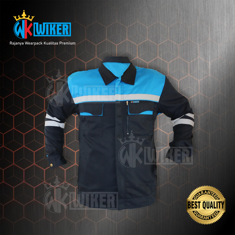 Jual Wearpack Safety Navy Tosca - Jaket Proyek - Baju Safety - Werpack ...