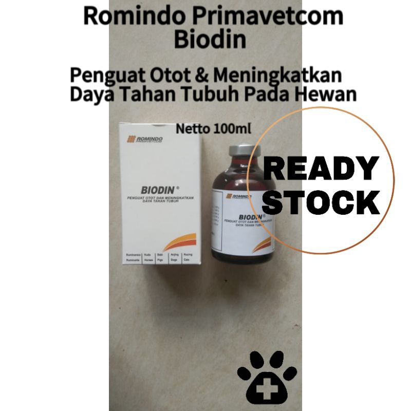 Jual ROMINDO PRIMAVETCOM - BIODIN INJEKSI 100ml | Shopee Indonesia