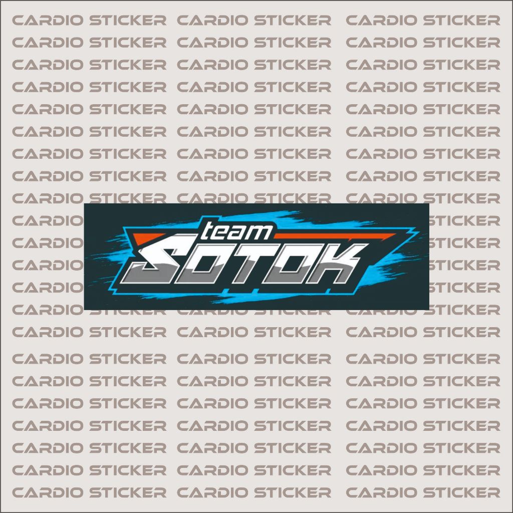 Jual TEAM SOTOK Stiker Sound System (Orajet) | Shopee Indonesia
