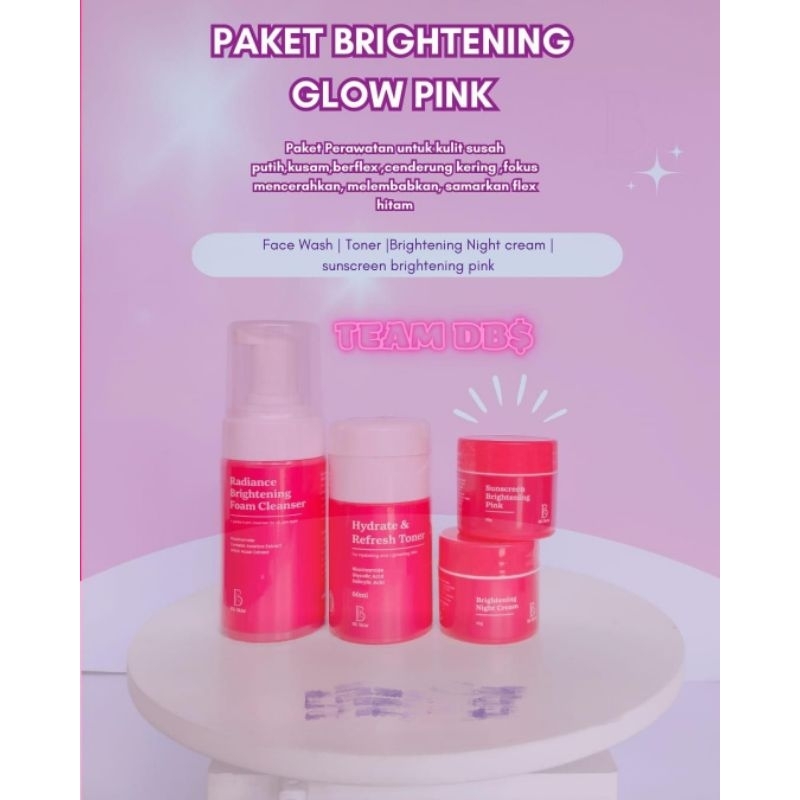 Jual PAKET BRIGHTENING GLOW PINK BG SKIN [ BPOM ] | Shopee Indonesia