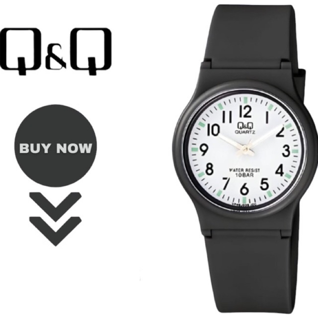 Jual jam tangan wanita analog merk qnq hitam | Shopee Indonesia