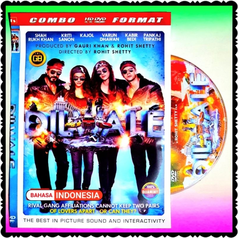 Jual KASET FILM DILWALE DUBBING BAHASA INDONESIA-FILM INDIA SHAHRUKH ...