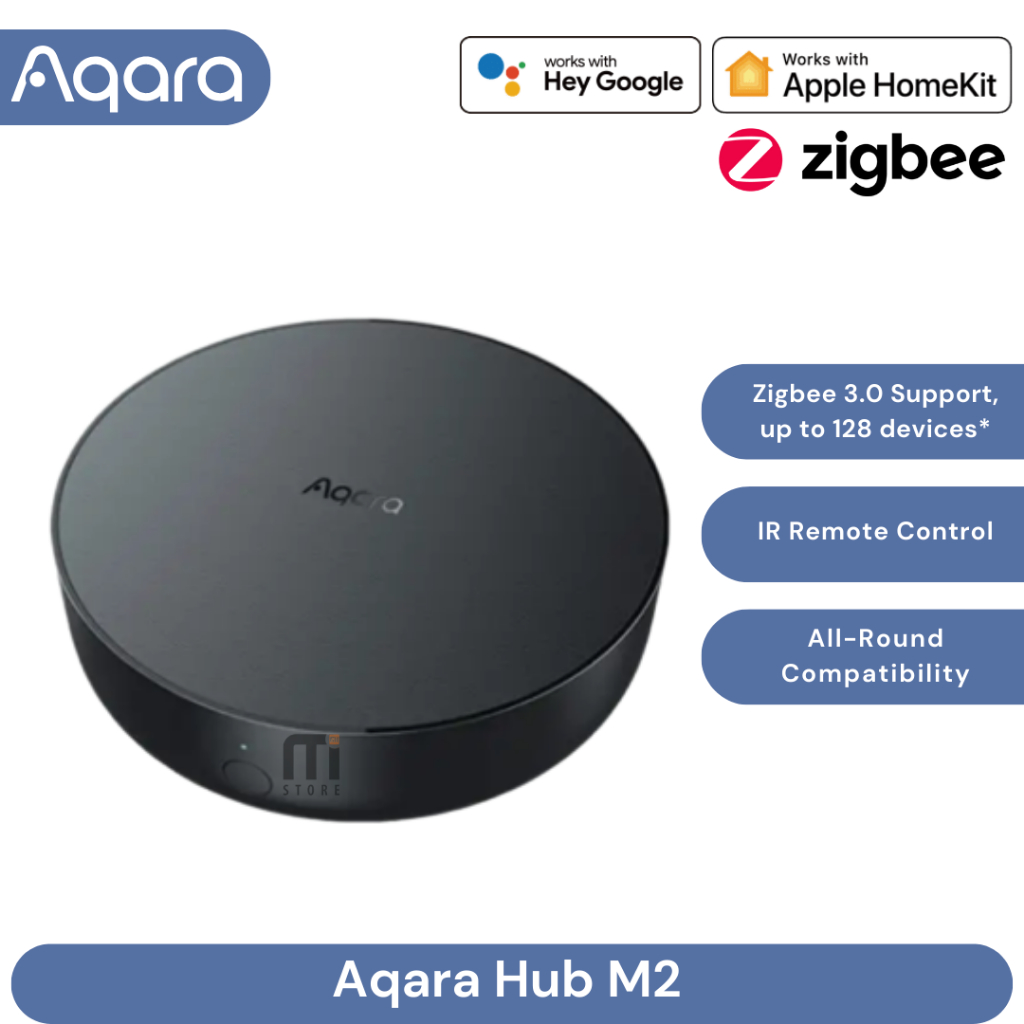 Jual AQARA M2 Smart Home Hub Gateway IR Zigbee Home Kit Remote | Shopee Indonesia