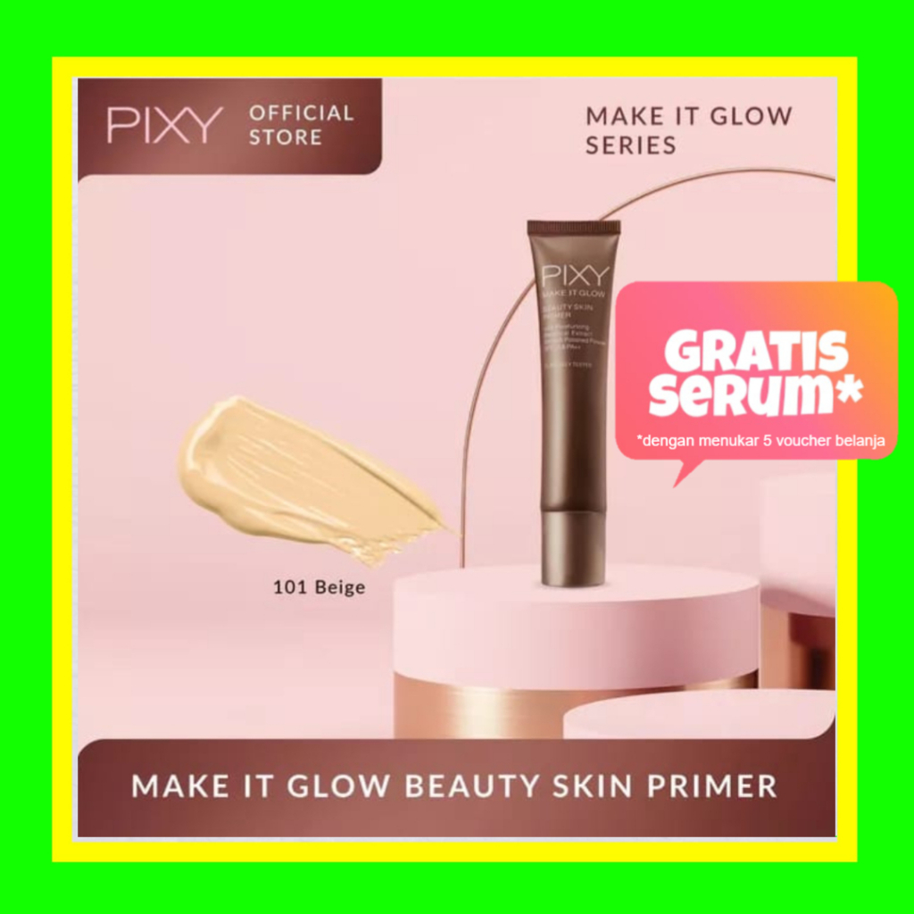 Jual Pixy Make It Glow Beauty Skin Primer 25 ml Original Dasar ...