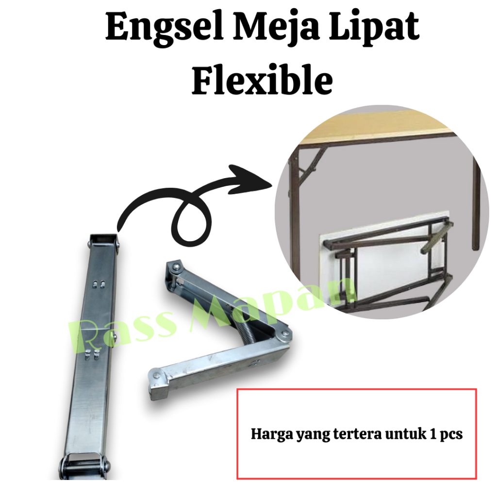 Jual 1 PCS Engsel Besi Meja Lipat Flexible Fleksibel 26cm | Shopee ...