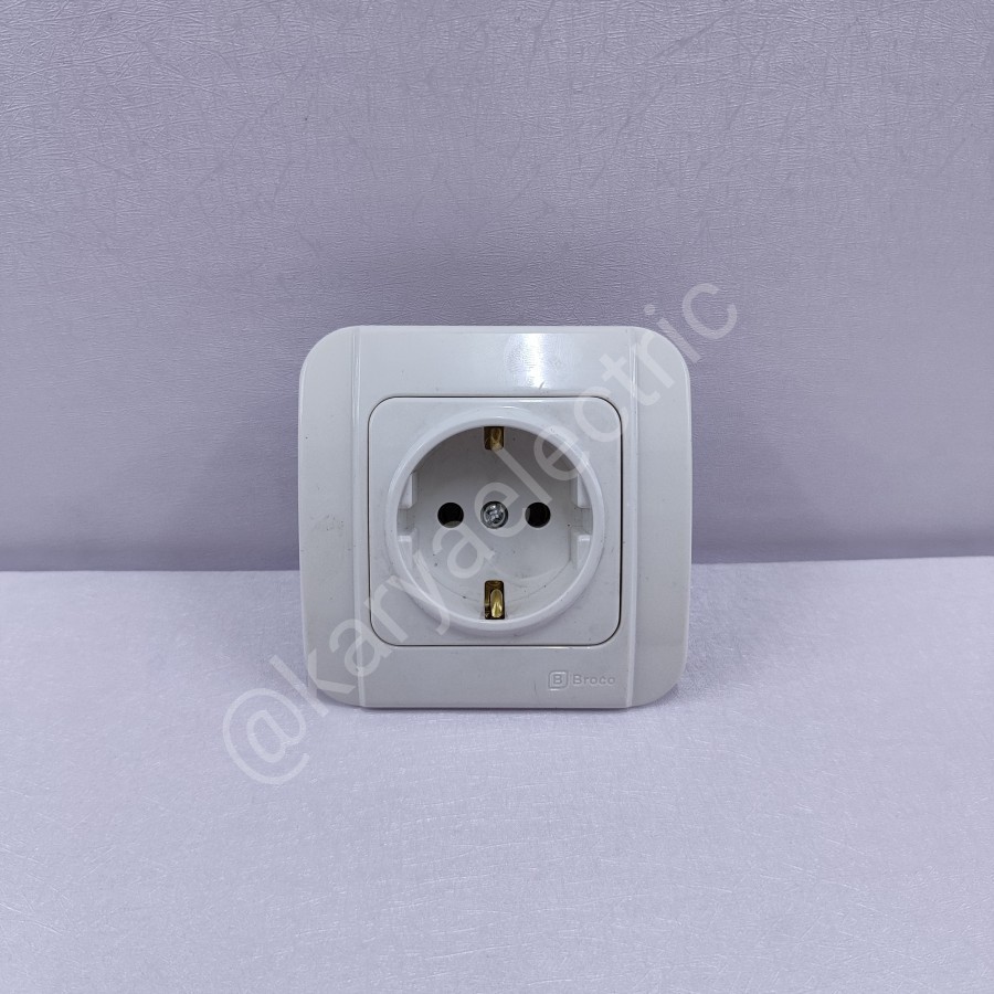 Jual Stop Kontak Broco Galleo Putih Ib Tanam Stop Kontak Inbow Galleo Original | Shopee Indonesia