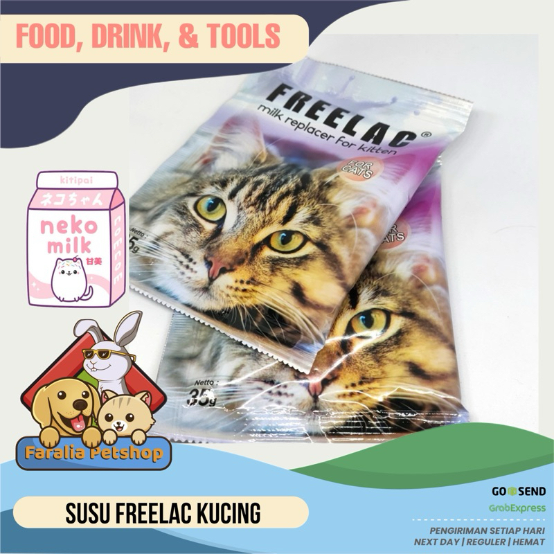 Jual Freelac Susu Anak Kucing Milk Kitten 35gram Bebas Laktosa | Shopee ...
