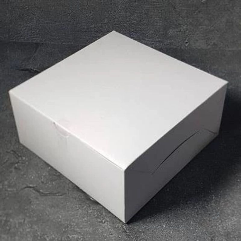 Jual dus / kotak putih polos isi 100 (ukuran pilih divarian) | Shopee ...