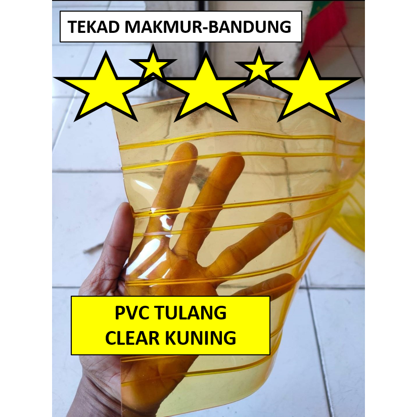 Jual Tirai PVC Curtain - Tulang Kuning Clear - 2mm x 20cm | Shopee ...