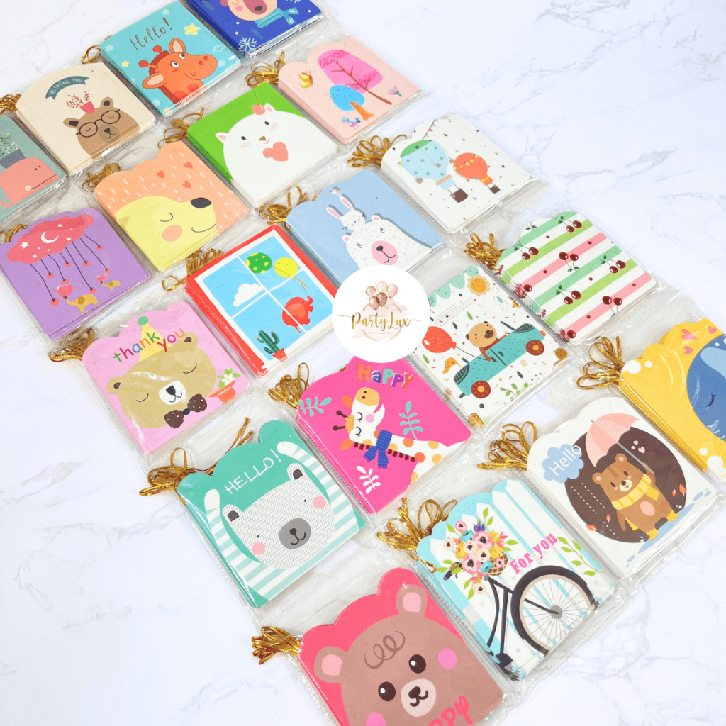 Jual Kartu Ucapan Motif Karakter Ulang Tahun / Greeting Card Lucu ...