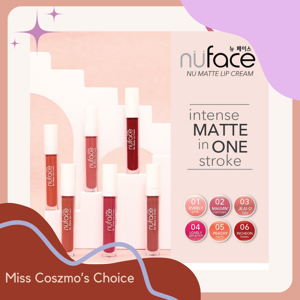 Jual Nuface Nu Matte Lip Cream / Lip Cream 4GR ORIGINAL | Shopee Indonesia