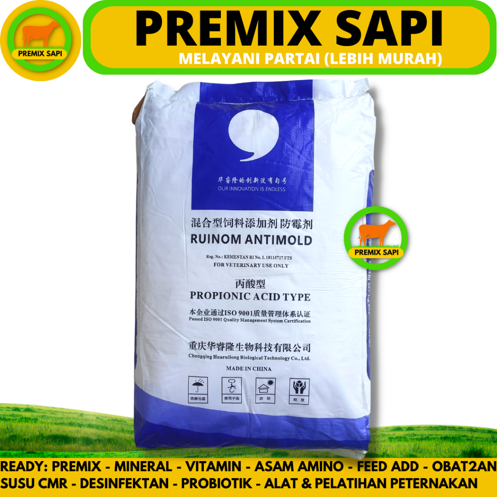 Jual RUINOM ANTIMOLD 1 SAK 25KG - Propionic Acid Acidifier Anti Jamur ...