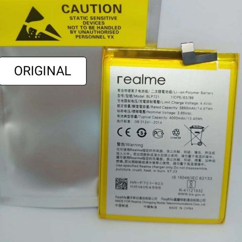 Jual Baterai Realme C2 RMX1941 RMX1945 BLP 721 Baterry Batere Baterai ...