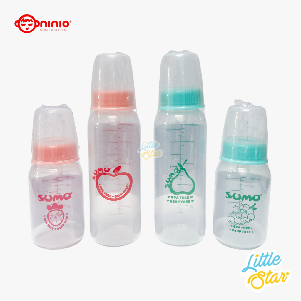 Jual Botol Dot Susu Asi Sumo Ninio Round Bottle Tempat Minum Anak BPA ...