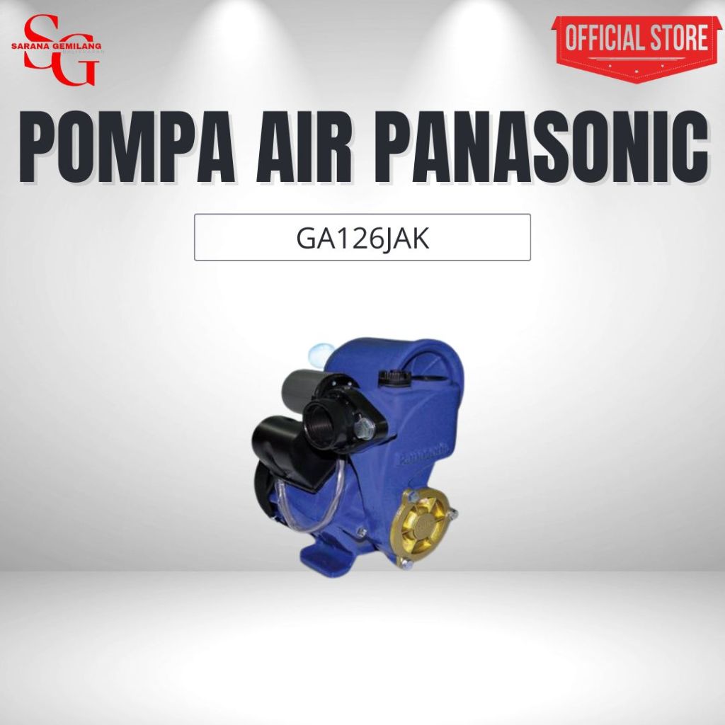 Jual MESIN POMPA AIR GA126JAK/POMPA AIR PANASONIC GA-126JAK | Shopee ...