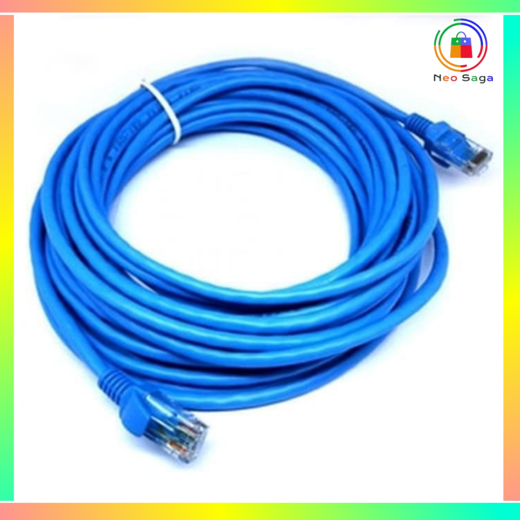 Jual Kabel LAN CAT 6 RJ45 UTP Ethernet 20M | Shopee Indonesia