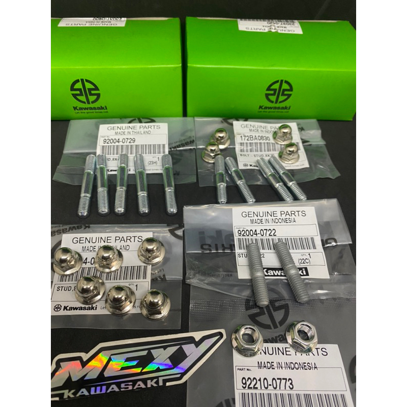 Jual BAUT MUR TANAM BLOK BORING KRENGKES KNALPOT KAWASAKI NINJA R NINJA SS NINJARR OLD RR NEW ...