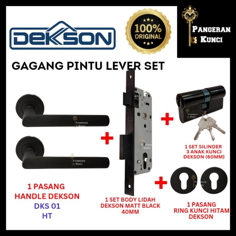 Jual GAGANG PEGANGAN LEVER HANDLE PINTU TUBE ROSES KAYU DEKKSON DEKSON ...