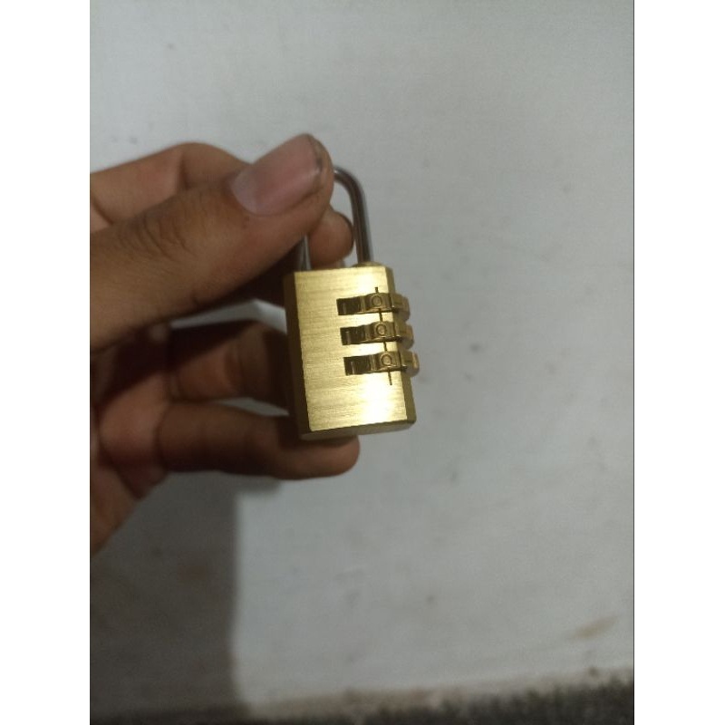 Jual Gembok angka dengan 3 kombinasi 4 Kombinasi Angka solid metal ...