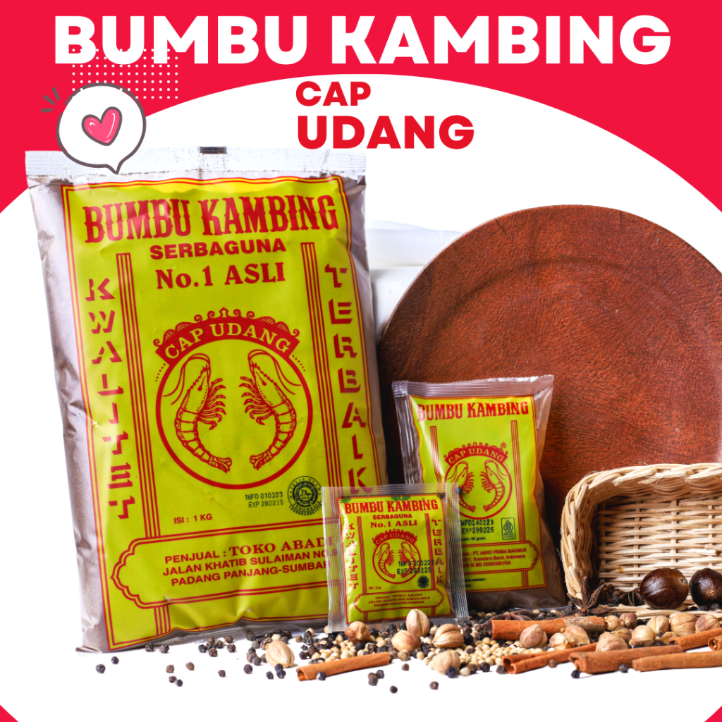 Jual Bumbu Masak kambing Cap Udang 50g - Bumbu Kambing | Shopee Indonesia