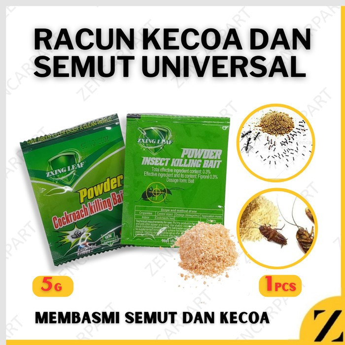 Jual Racun Kecoa Anti Kecoak Pembasmi Serangga Bubuk AMPUH - Racun ...