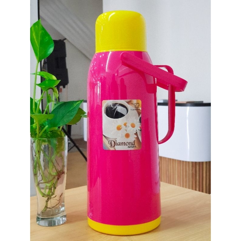Jual THERMOS AIR PANAS BODY PLASTIK KAPASITAS 2 LITER DS 500 | Shopee ...