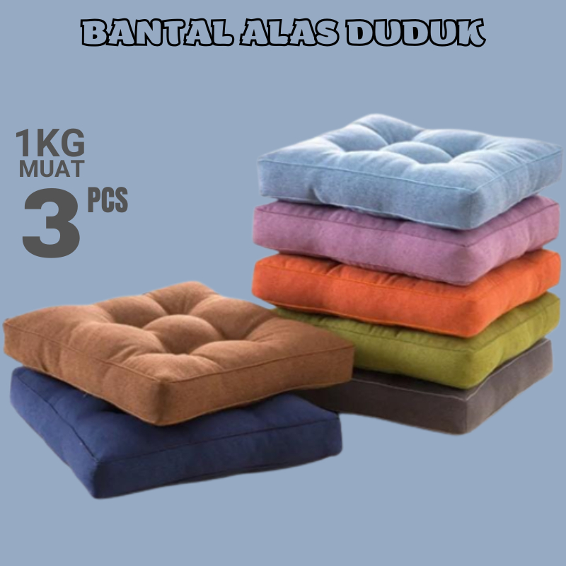 Jual Bantal Alas Duduk Kotak Ukuran 50 x 50 Cm Tebal Dan Empuk | Shopee ...