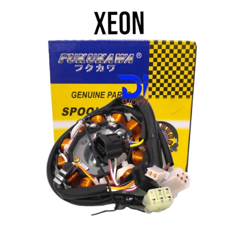 Jual SPULL ASSY FUKUKAWA XEON KARBU SPOOL KOMPLIT YAMAHA XEON LAMA 44D ...