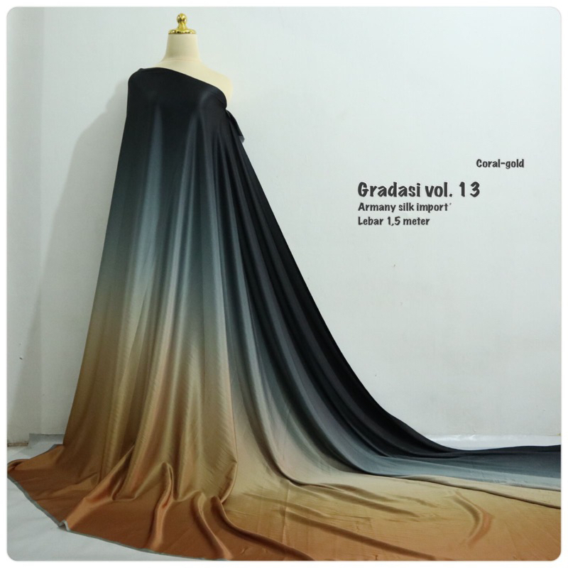 Jual TERBARU | warna baru bahan silk gradasi | armany gradasi | kain ...