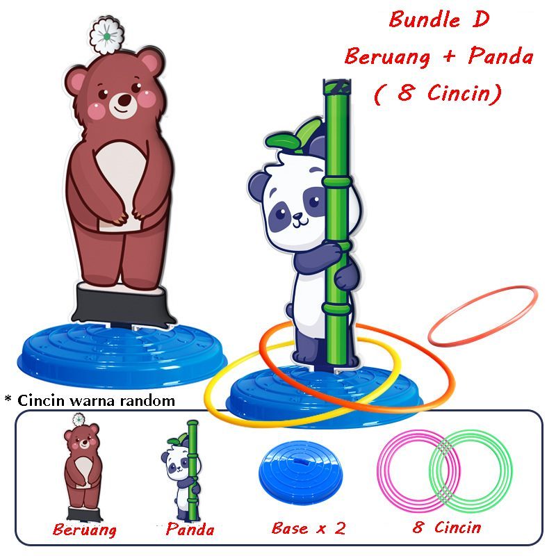 Jual Mainan Edukasi Anak Ring Throw Hoopla Lempar Gelang Cincin Lempar ...